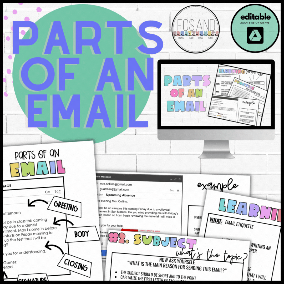Email Etiquette Lesson | FCS and Creativeness