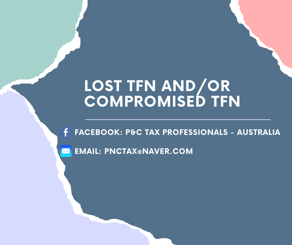 Tax Return:: Have You Lost Your TFN or is Your TFN Compromised?