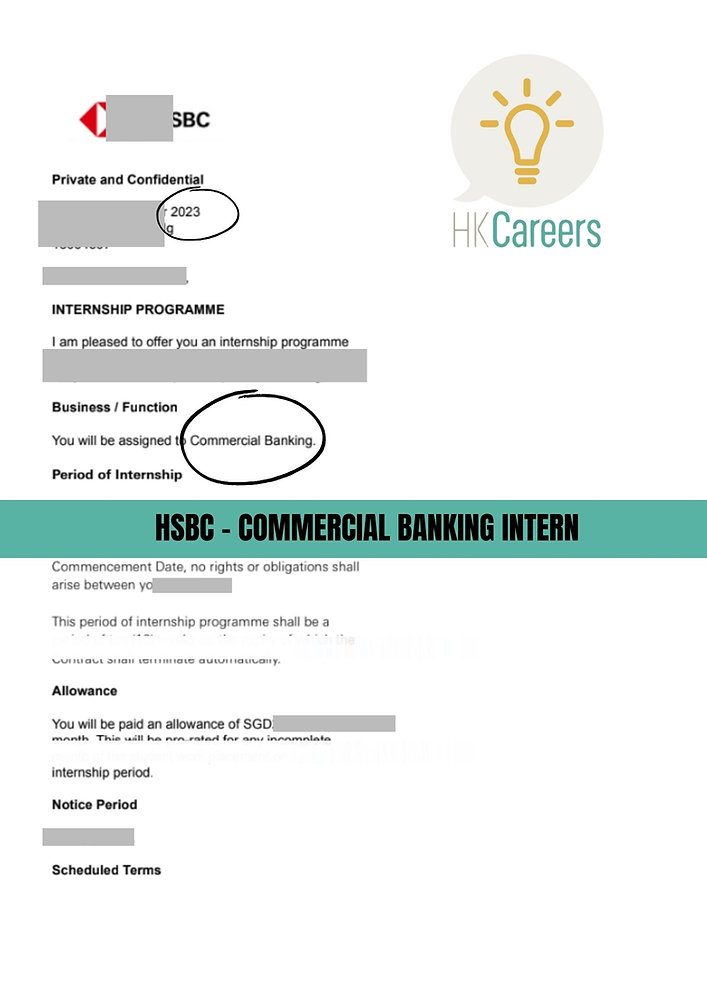 HSBC - Commercial Banking Intern 2024