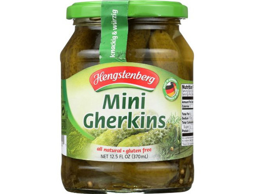 Hengstenberg Pickle Gherkins Mini3.99Nitsches Meats & Del