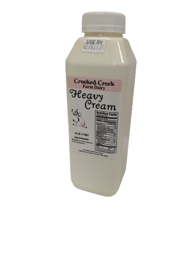 Crooked Creek Heavy Cream Pint | Nitsches Meats & Deli