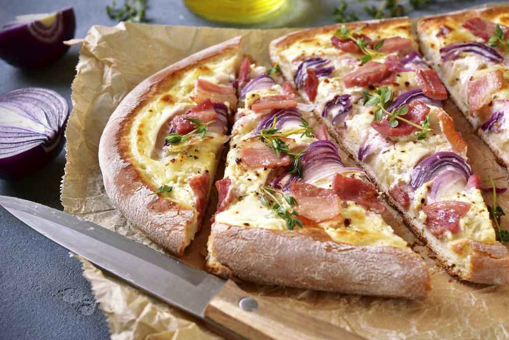 Spicy Chilli and Bacon Flatbread