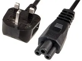 13A Plug to C5 Cloverleaf Cable | Wye Events