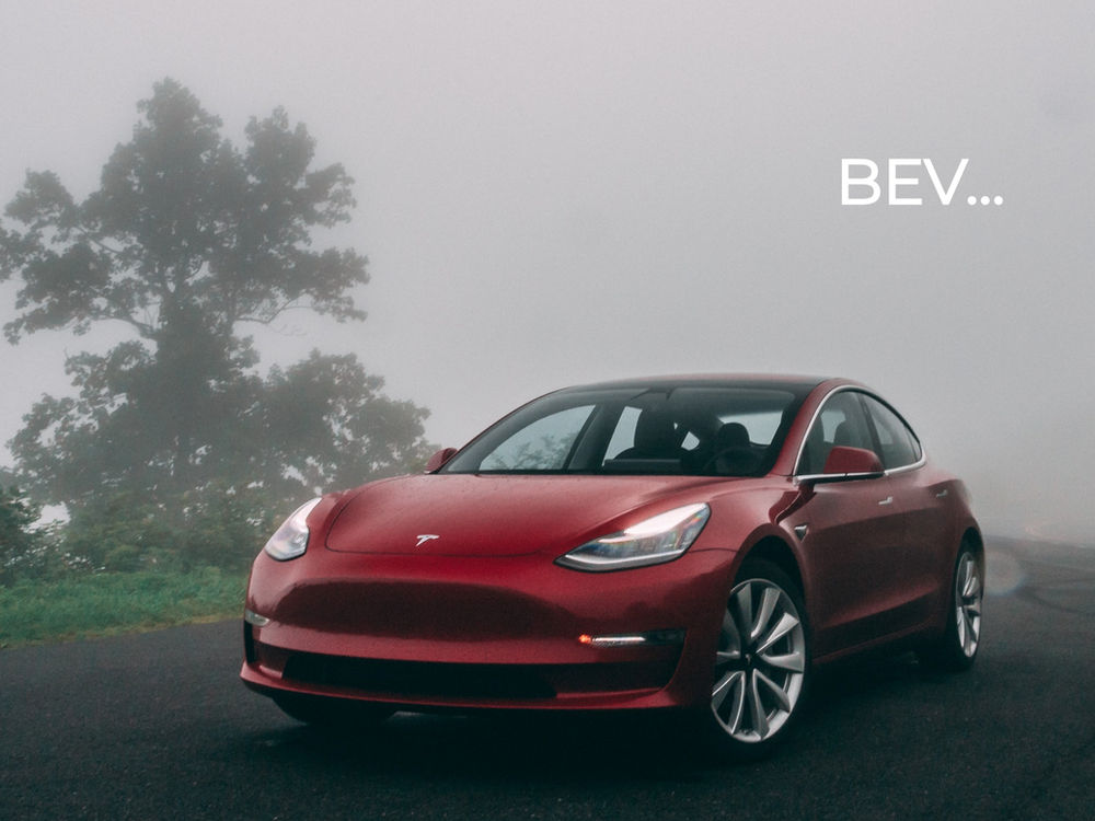 BEV vs. ICEV, total energy consumption