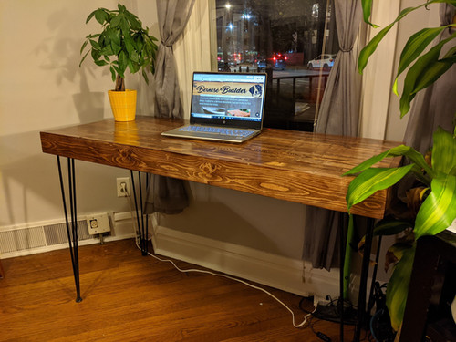 Handcrafted BUTCHER BLOCK style Desk | Mysite
