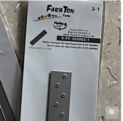 3-1 Dekorstanze Sterne Marinas Licht von Farbton-Papier | vohaerze