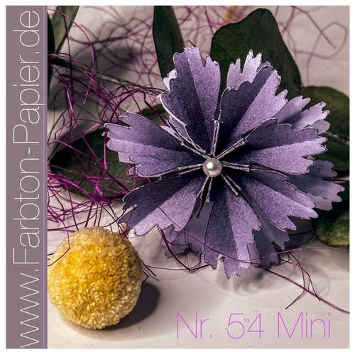 Stanzform Faltblume 54 Grösse Mini von Farbton-Papier | vohaerze