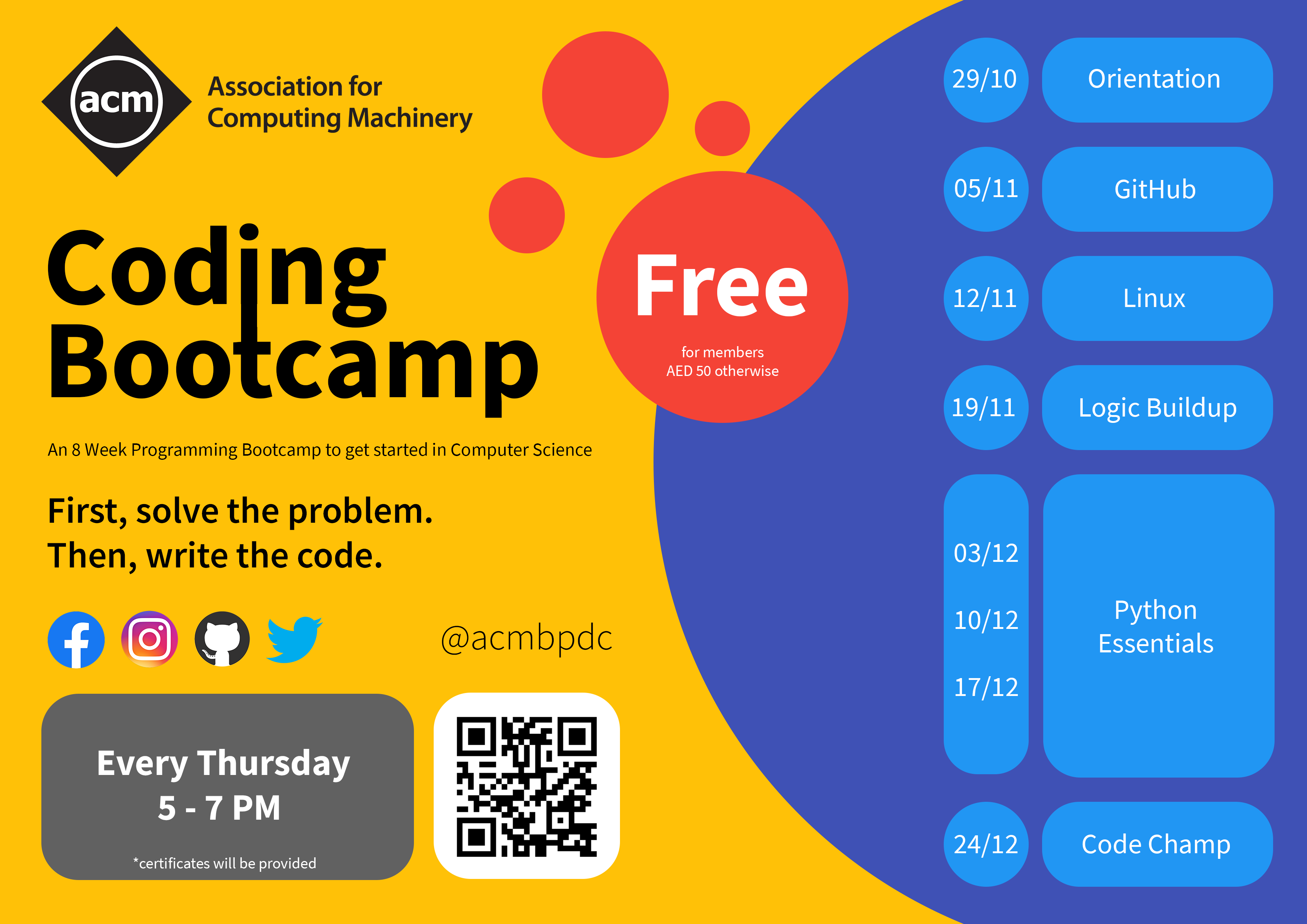 Coding Bootcamp ACM BPDC Coding Bootcamp ACM BPDC