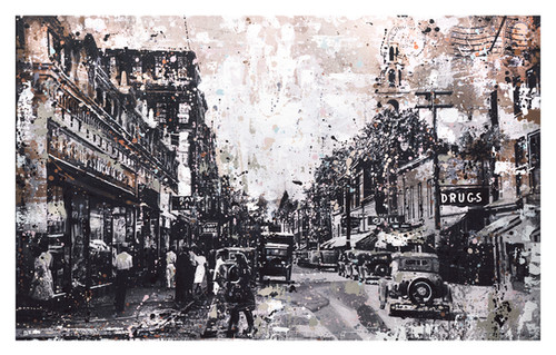 "PLEASANT STREET" - PRINT BY MARKUS SEBASTIANO | BLOCHAUS ART GALLERY