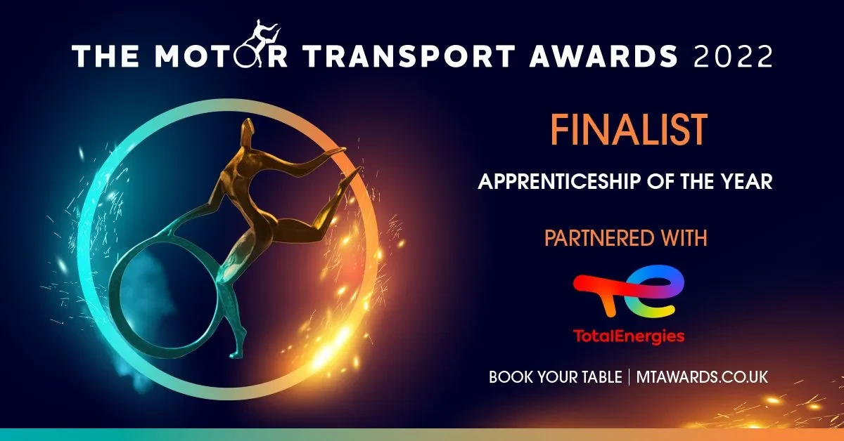 We're a finalist for Motor Transport Awards 2022: Apprenticeship of the ...