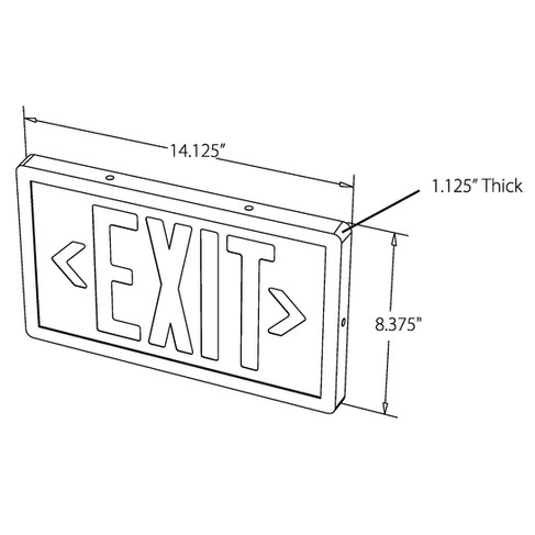 Astralite Emergency Lighting: SLSelf-Luminous Exit