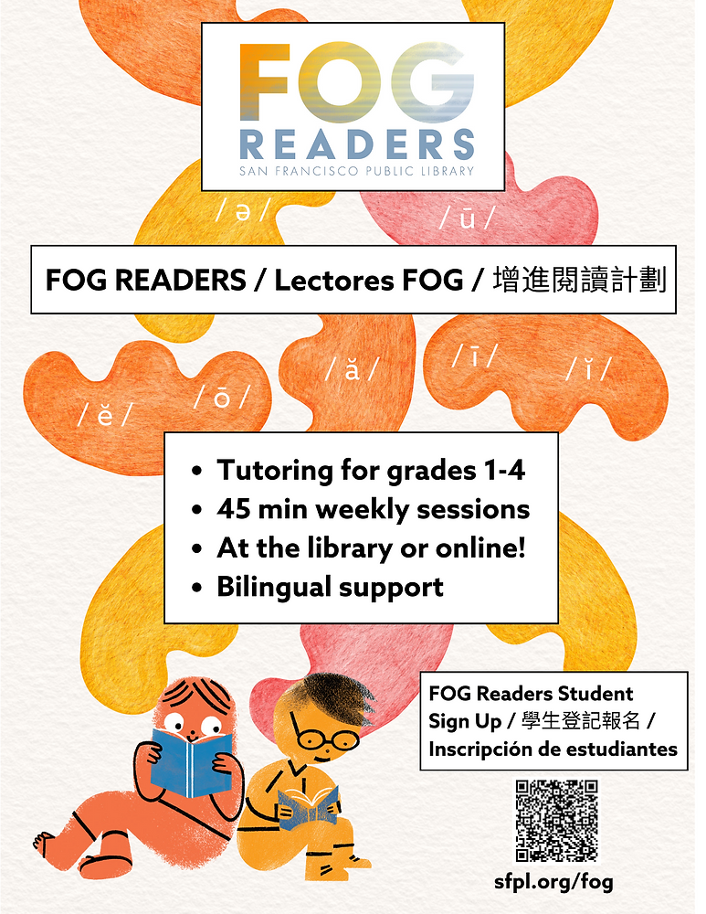 Become a FOG (Free Orton-Gillingham) Reader - SF Public Library