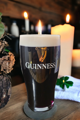 Guinness candle. A full pint! | The Secret Melts