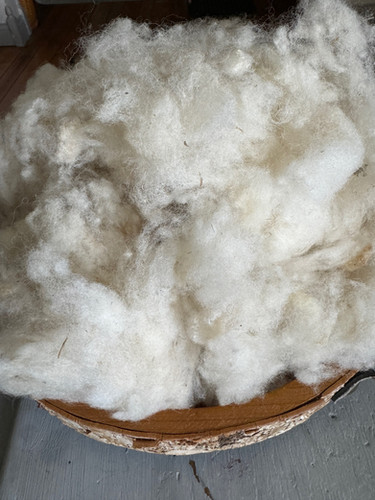 Wool Stuffing, Core Wool, 8 oz. | mitten-state-wool