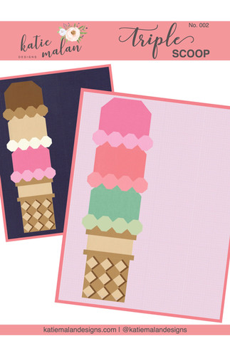 triple scoop paper pattern | Katie's Quilting Co.