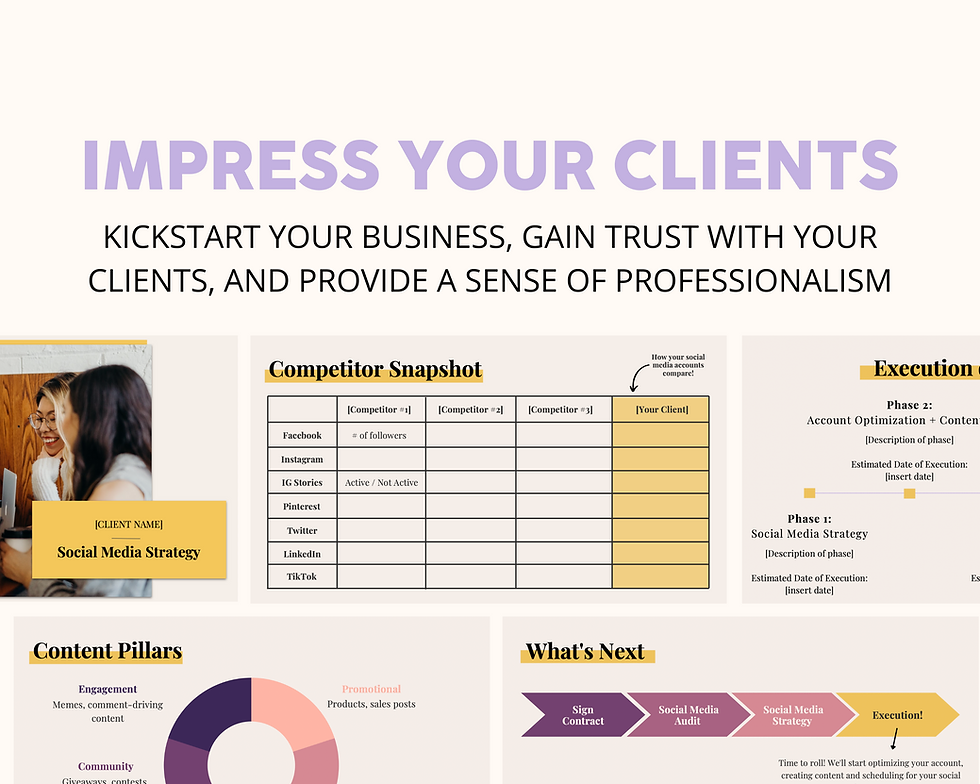 Seven Templates All Social Media Managers Need