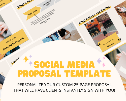 Social Media Proposal Template | Social Studio Co