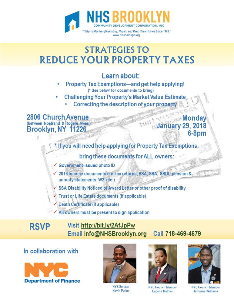 How for Reduce Your Property Taxes (Event)