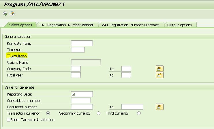 Simulate VAT monthly report in Israel