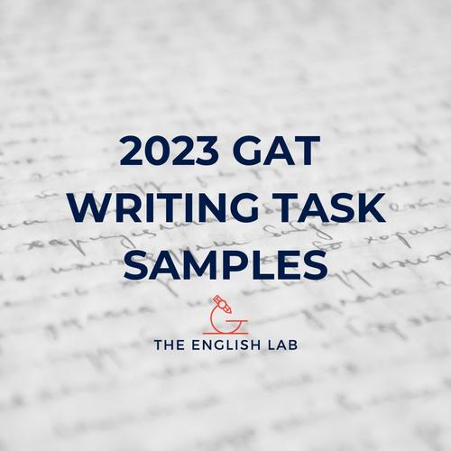 Sample Responses - 2023 GAT Writing Tasks | The English Lab