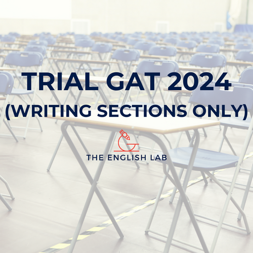 Trial GAT (Writing Sections Only) 2024 | The English Lab