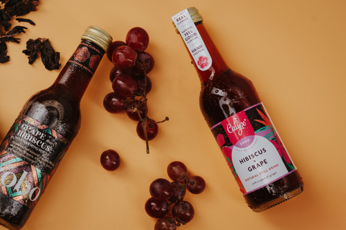 Calyx Zobo Lite' Grape & Hibiscus Flower Fruit Drink 250ml x 12 ...