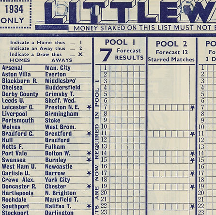 PLAYING THE POOLS | Littlewoods Heritage