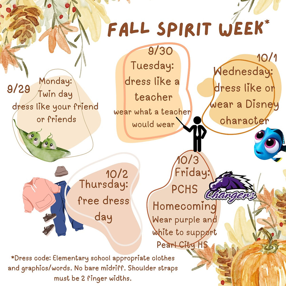 Fall Spirit Week!
