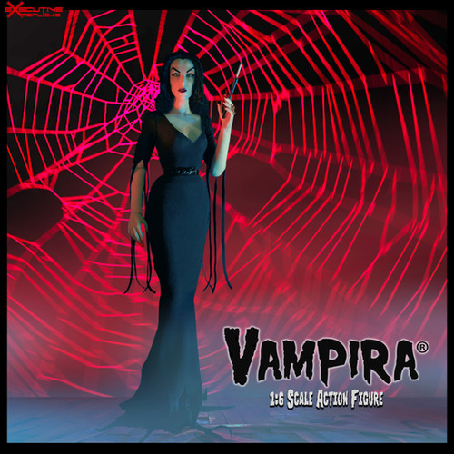 Vampira 12in Action Figure with Couch (Color Version) | executivereplicas