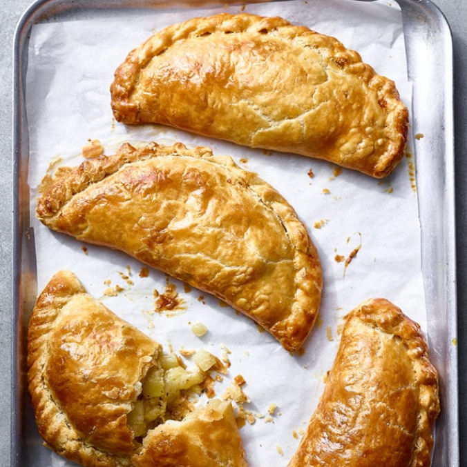 Onion and Cheese Pasties | Lawson of London