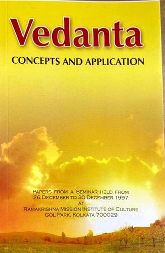 Vedanta- Concepts and Application | Vivekanandabookworld