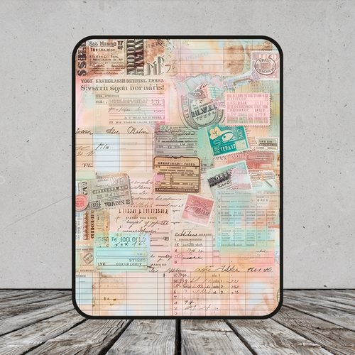 *Print & Ship* Shabby Ledger Background Pages Vertical Layout | Steph's ...