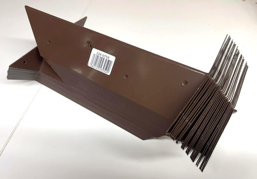 50 box of Arris rail repair brackets in E Brown | Gate Fittings Direct