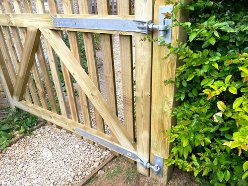 One Pair of 24 inch Galvanised Adjustable Hook & Band Hinges | Gate ...