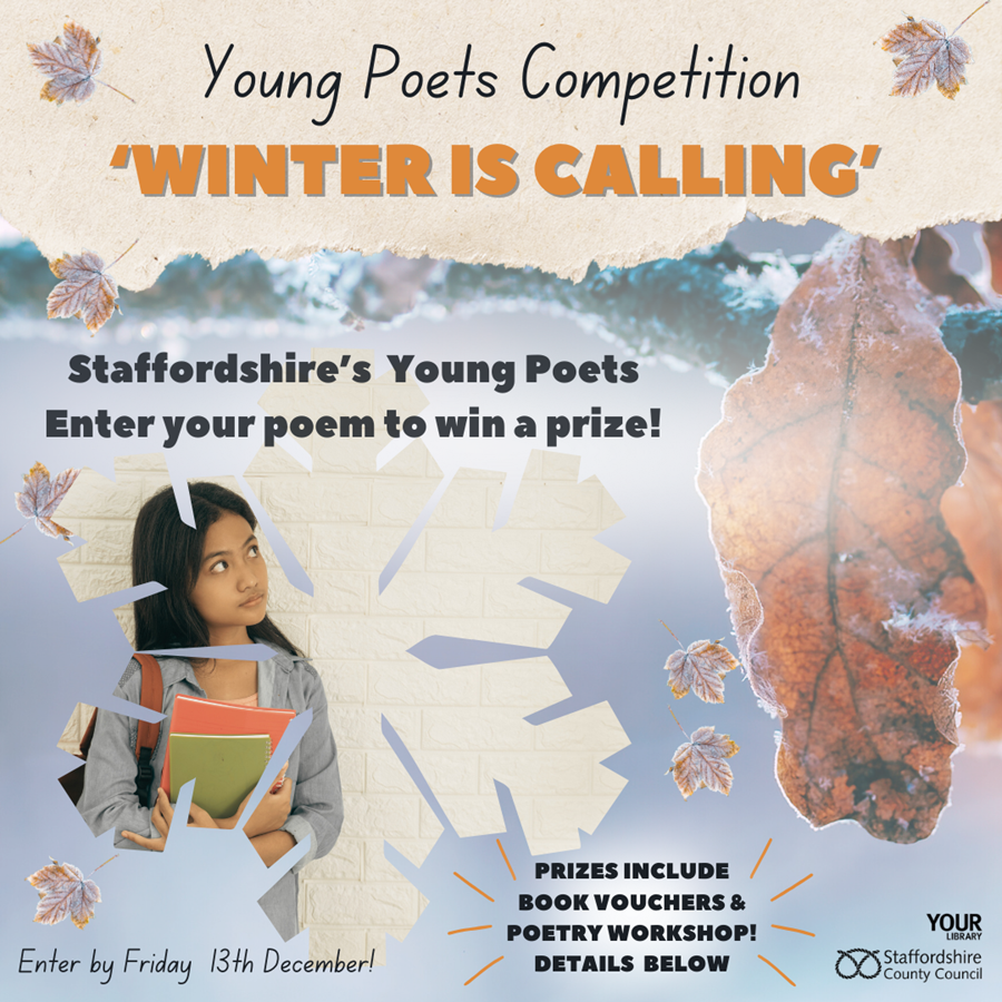 Staffordshire wide Young Poets Competition.