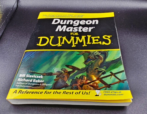 Dungeon Master For Dummies - Book | Timeless Treasuers
