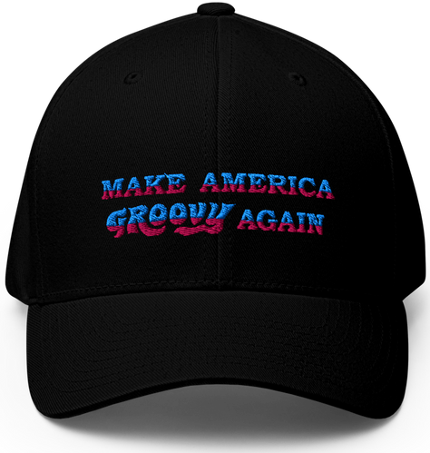 MAKE AMERICA GROOVY AGAIN Hat (Black) | Boomtown Rags
