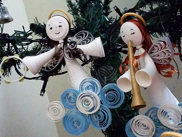Quilled nativity scene | crafts