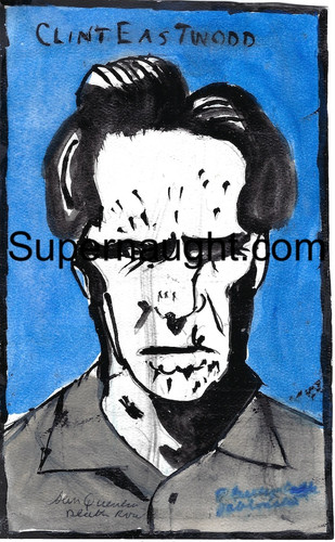 Phillip Jablonski Clint Eastwood Painting Signed | Supernaught
