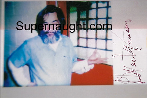 Charles Manson Autographed Photo | Supernaught
