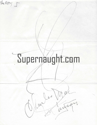 Charles Manson Day Artwork Signed