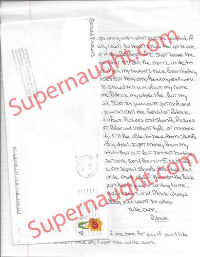 Gerald Patrick Lewis Signed Letter and Envelope Set Signed - Deceased ...