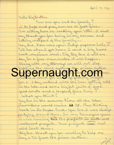 Frank Rodriguez Letter and Signed Envelope Set | Supernaught
