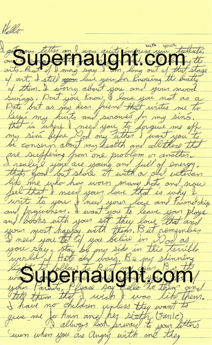 Samuel Little 2 Page Letter And Envelope Set Both Signed Great Content ...