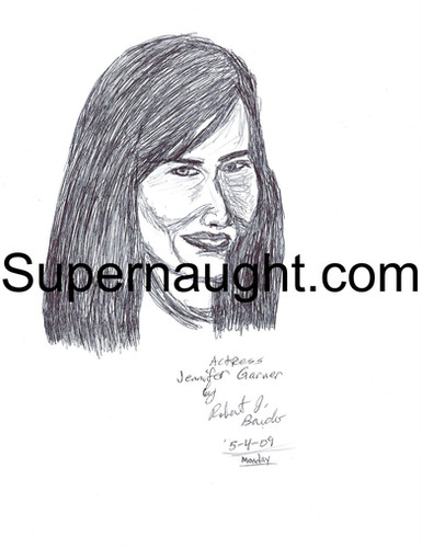 Robert Bardo Jennifer Garner Portrait Signed | Supernaught