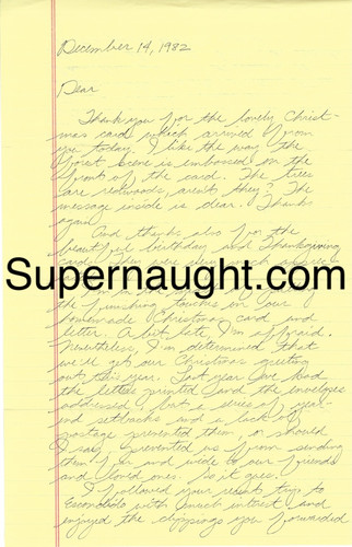 Ted Bundy Four Page Letter and Envelope Set Both Signed | Supernaught