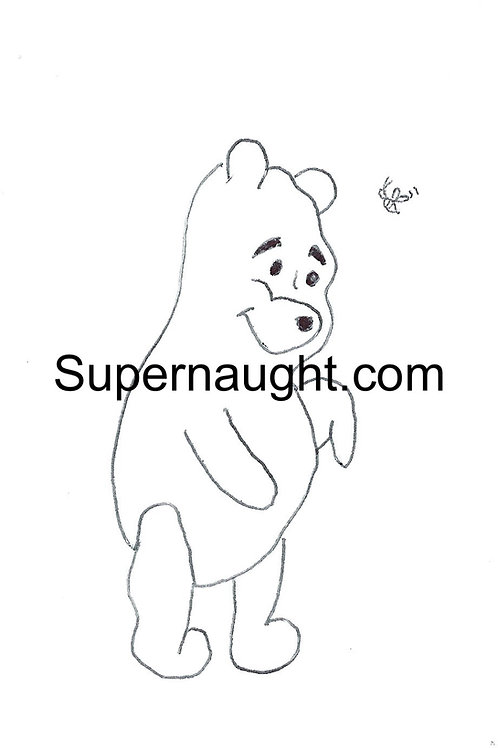 Richard Ramirez Winnie The Pooh Drawing Signed | Supernaught