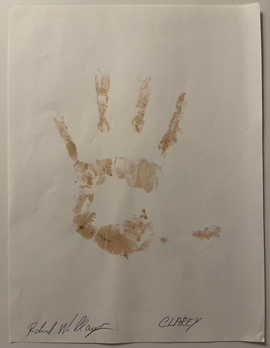 Richard Clarey Signed Left Hand Print | Supernaught