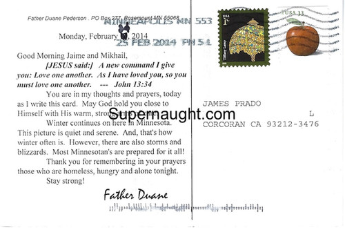 James Prado Postcard From Father Duane | Supernaught