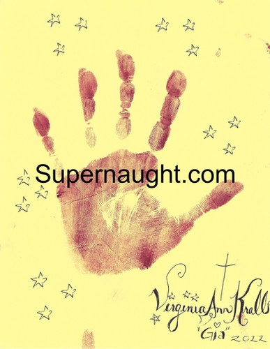Virginia Krall Left Hand Print Signed | Supernaught